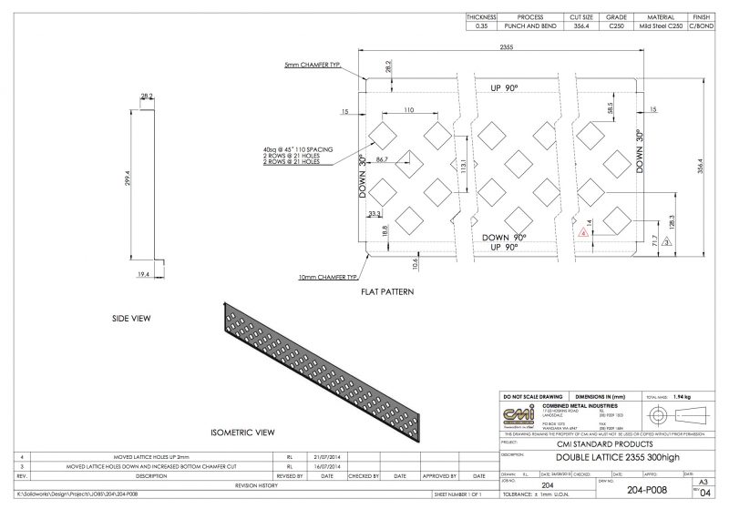 COLORBOND® Lattice Fencing | Request a Quote | CMIWA